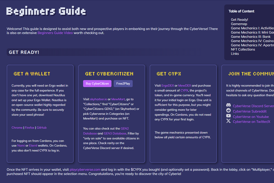 Cyberverse Wiki - Beginners Guide